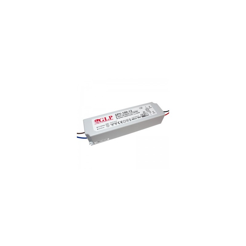 Bloc alimentation LED 12V 100W IP67 – alimentation extra plate étanche