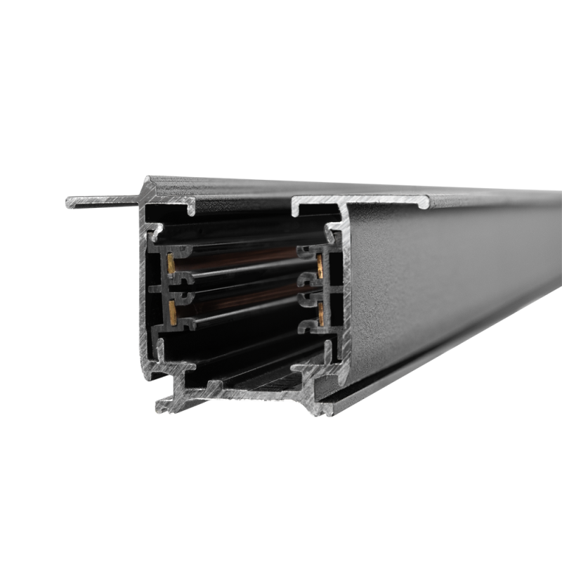 Rail Triphasé encastré 1 mètre – Installation élégante et pratique